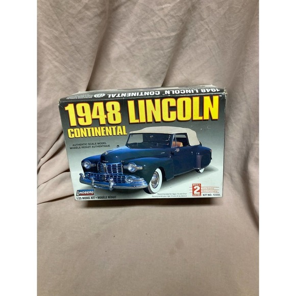 Lindberg | Toys | Nib Lindberg 948 Lincoln Continental Model Car Kit ...